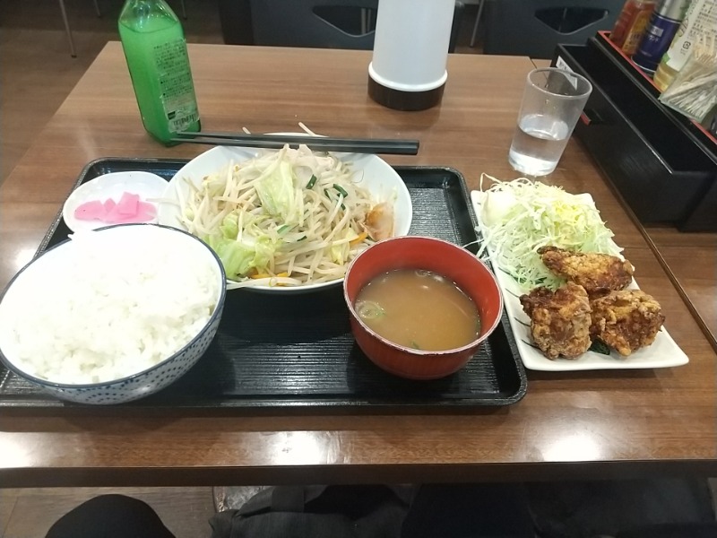 松の湯（板橋区）のサウナ飯「肉野菜と唐揚げ」投稿一覧1ページ目 - サウナイキタイ